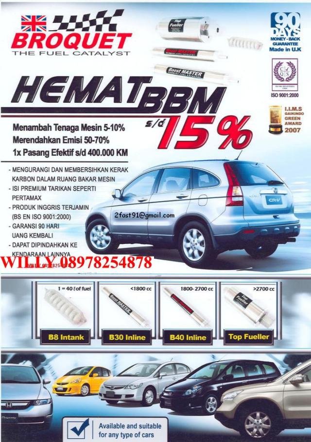 BROQUET FUEL CATALYST (MOBIL) – Drive by PASSION.